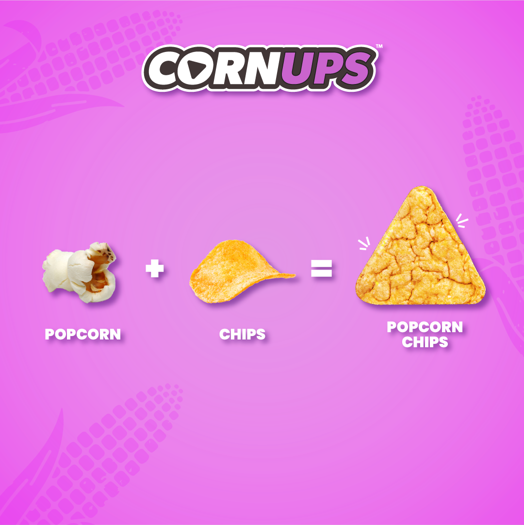 CornUps Popcorn Chips (Sea Salt) | By Pop Nosh – Pop Nosh Online Shop