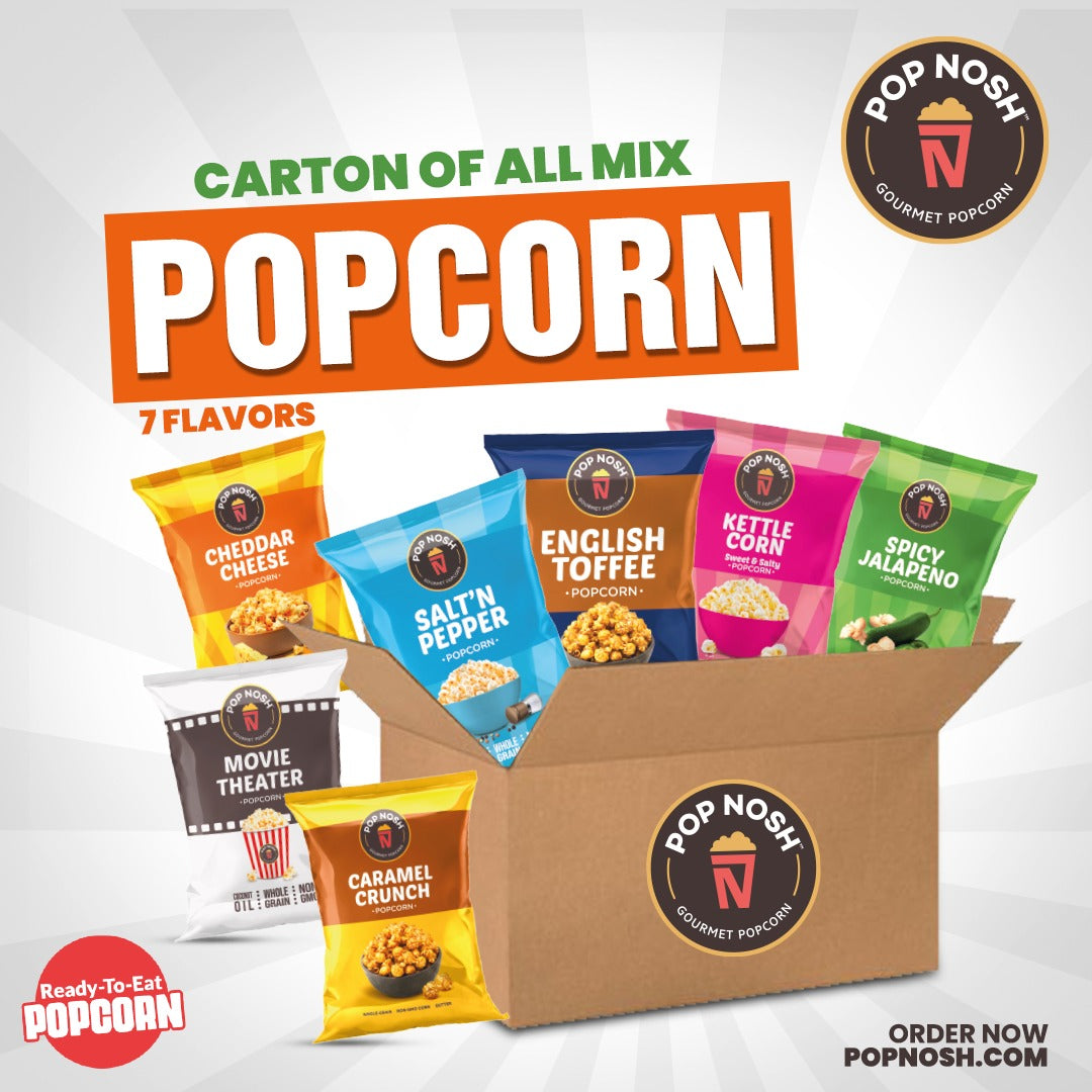 All Flavors Popcorn & ChipSticks Box – Pop Nosh Online Shop