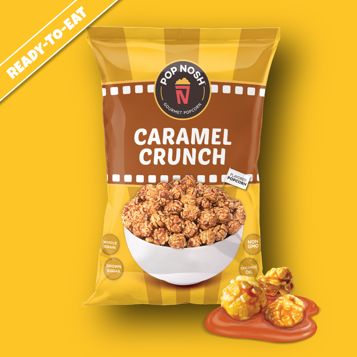 Caramel Crunch Popcorn Packs | Pop Nosh Gourmet Popcorn – Pop Nosh ...