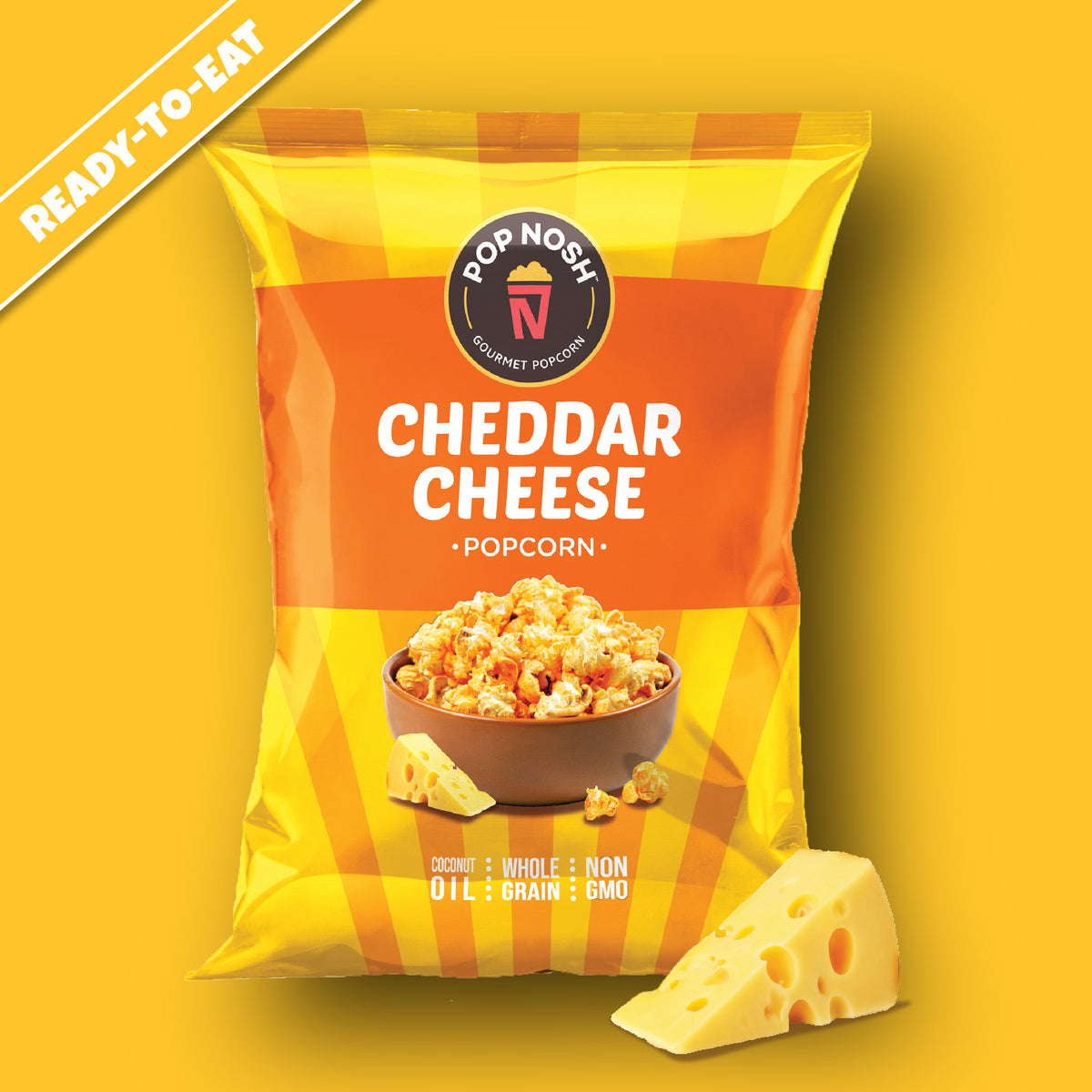 Cheddar Cheese Popcorn Packs | Pop Nosh Gourmet Popcorn – Pop Nosh ...